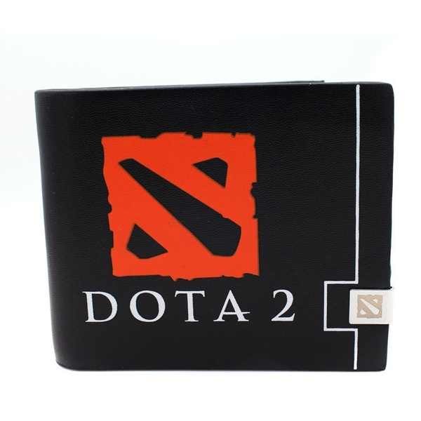 DOTA2 Game Purses PU Leather Black Screen Printing Wallet | Wish