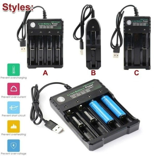 3.7 V Universal Smart Battery Charger Li-ion Battery Charger Smart ...