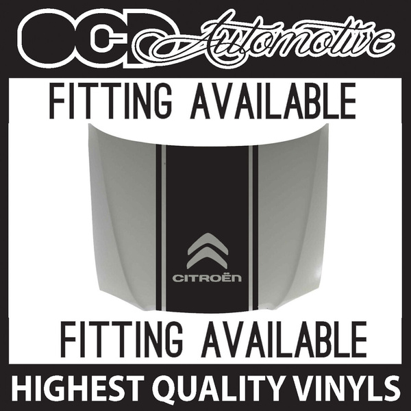 CITROEN BONNET STRIPE DECAL GRAPHIC - SAXO AX XSARA C2 C3 DS3 DS4 VIPER ...