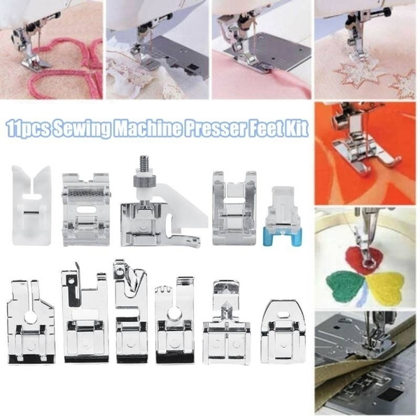 Set Of 11Pcs Sewing Machine Presser Foot Feet Accessories Part Kit | Wish