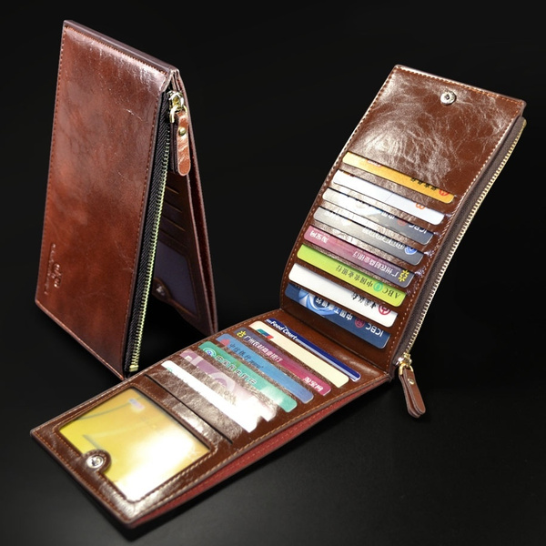 Unisex Genuine Leather Men Women Wallets Clutch Selling Fashion Money ...