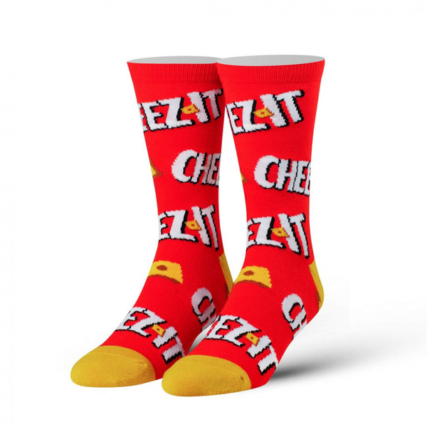 Cheez-It Cracker Logo Red And Orange Socks | Wish