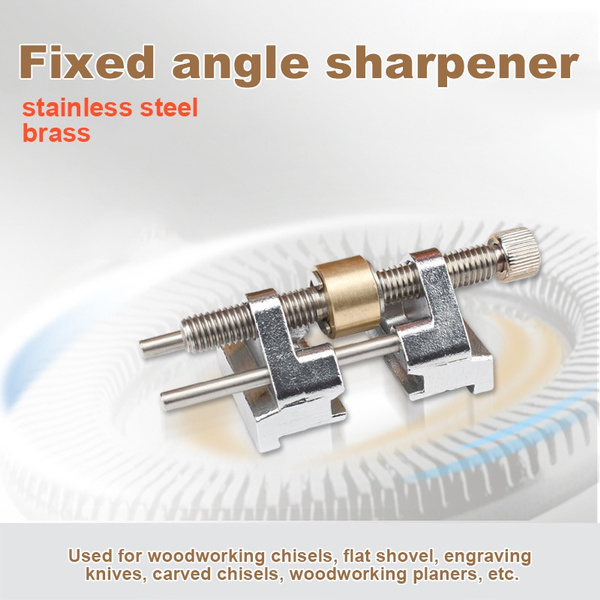 Stainless Steel/Brass Side Clamping Fixed Angle Honing Guide for Wood ...