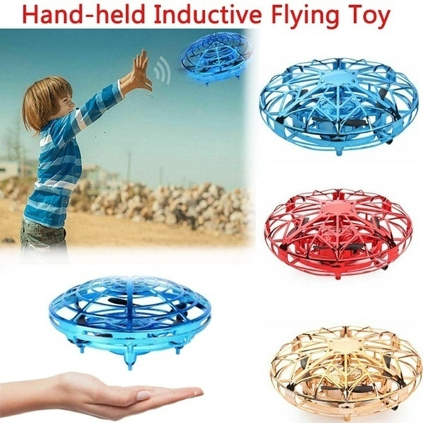 2020 Mini Flying Helicopter UFO RC Drone Hand Sensing Aircraft ...