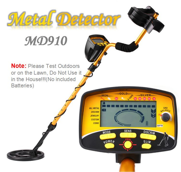 High Sensitivity Handheld Metal Detector LCD Display Metal Locator ...