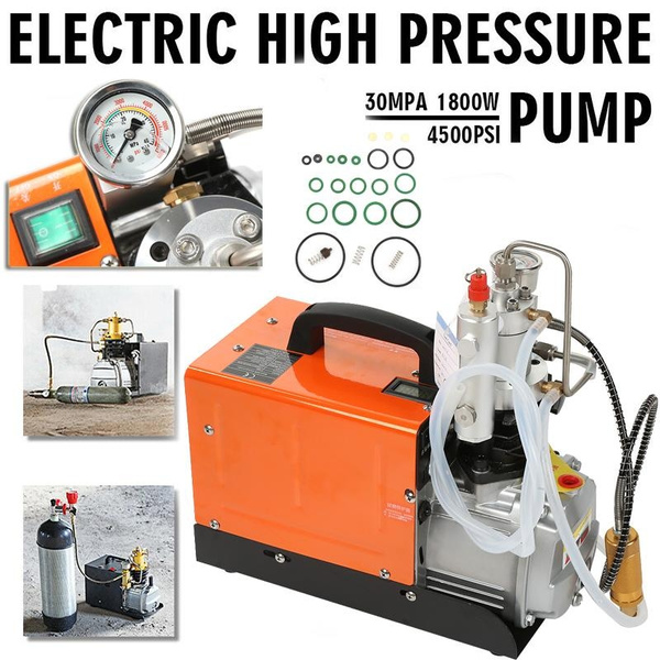 110V-220V Pump 30Mpa 4500psi Pressure Preset Auto-stop Pump For ...