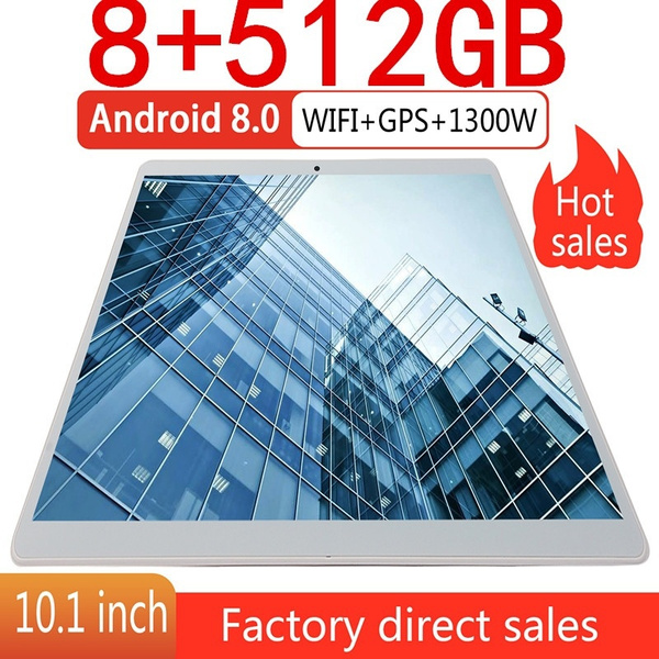 Android Tablet Pc 10.1 Inch 8+512GB Tablet MTK6797 Dual SIM Card Phone ...