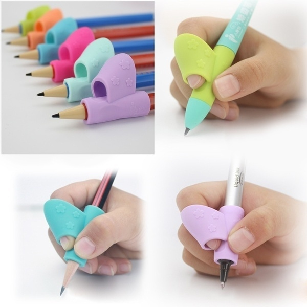 Pencil Grip Ergonomic Writing Aid For Righties Kids Learning Hold Pen ...