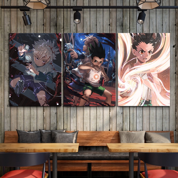 1pcs GON and Killua HUNTER×HUNTER Poster Animation Art HD Anime Boys ...
