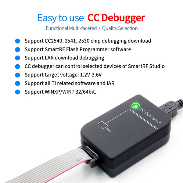 CC Debugger ZIGBEE Emulator Support Online Upgrade Original Shell Original Quality 2540 2541 ...