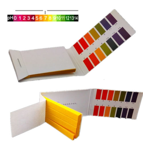 160 Strips Full Range pH 1-14 Alkaline Acid Test Paper Water Litmus ...