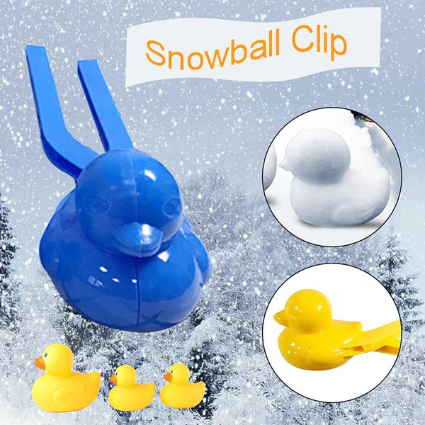 Winter Snow Ball Maker Sand Mold Tool Cartoon Duck Snowball Maker Clip ...