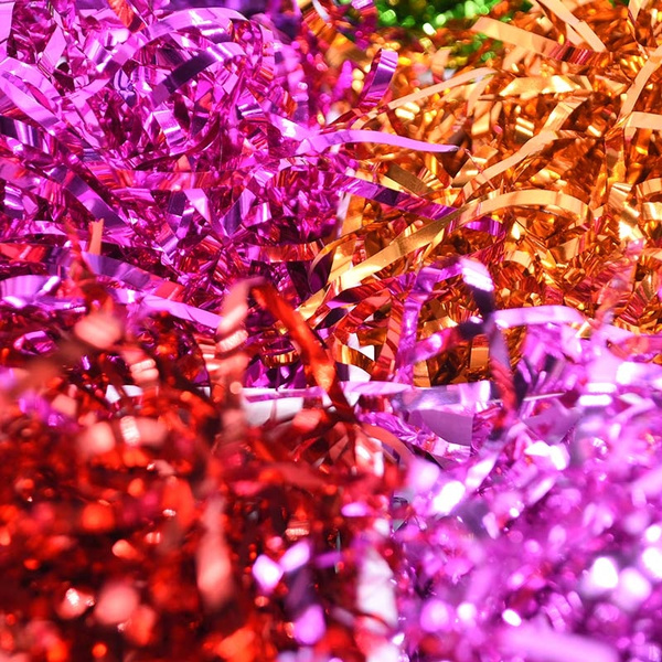 50g Paper Confetti DIY Foil Tissue Paper Raffia Shredded Crinkle Gifts ...