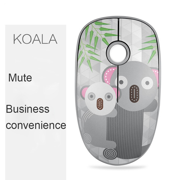 Wireless Mouse Ergonomic Wireless Laptop Mouse 2.4G USB Portable Cute ...