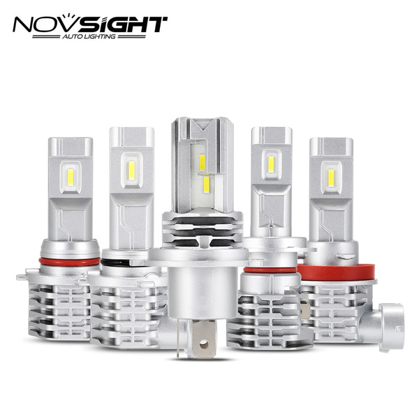 NOVSIGHT 2PCS Car LED Headlights Kit H4 Hi/Lo Beam H7 H11 9005/HB3 9006 ...