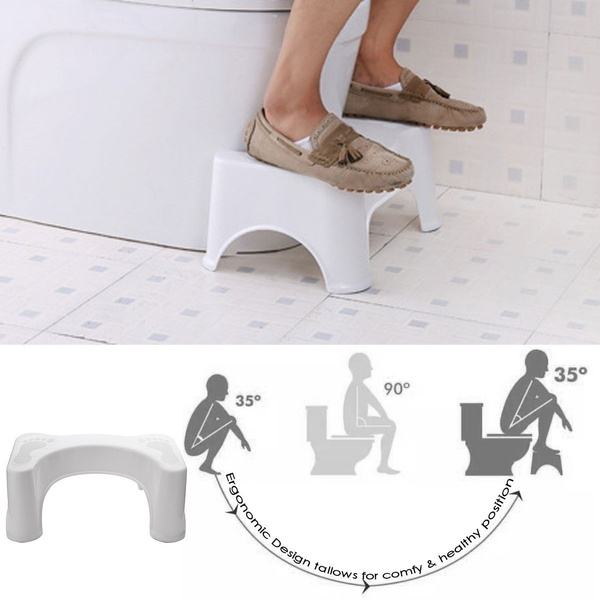 1Pcs Toilet Squatty Step Stool Bathroom Potty Squat Aid for ...