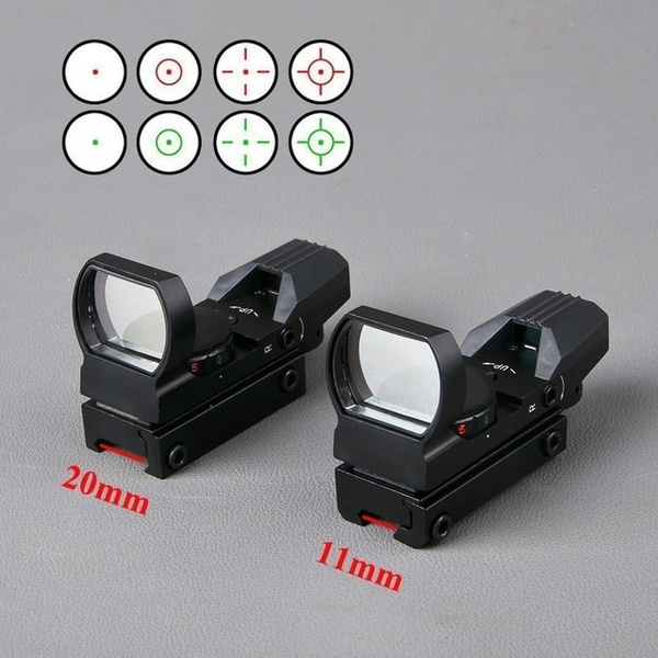 Tactical Gear Riflescope Softair Red Dot Holographic Reflex 4 Reticle ...