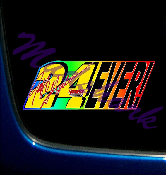 JEFF GORDON 24 HENDRICK MOTORSPORTS PRINTED VINYL DECAL STICKER NASCAR ...
