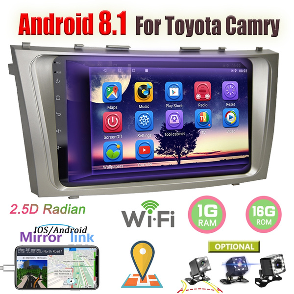 9'' Android 8.1 Car Stereo Radio GPS Autoradio HD 2.5D Tempered Glass ...