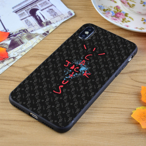 Travis Scott Cactus Jack Print Soft Silicone Matt Case For Apple iPhone ...