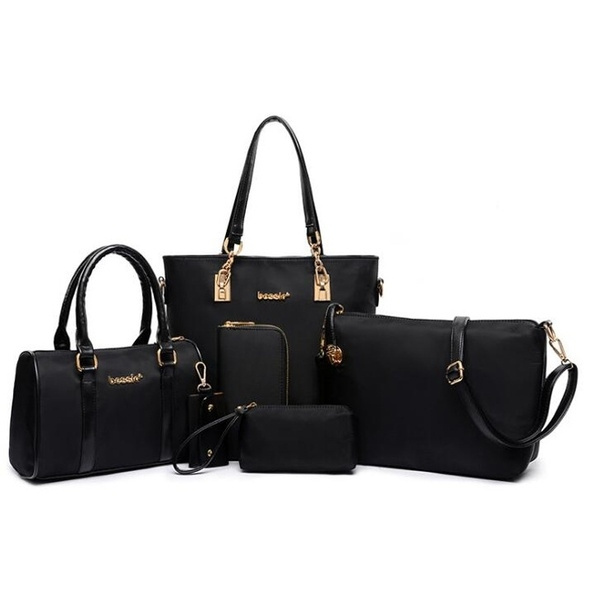 New Arrival 6 Set Bags Handbag Shoulder Bag Tote Wallet Key Bag Patent ...