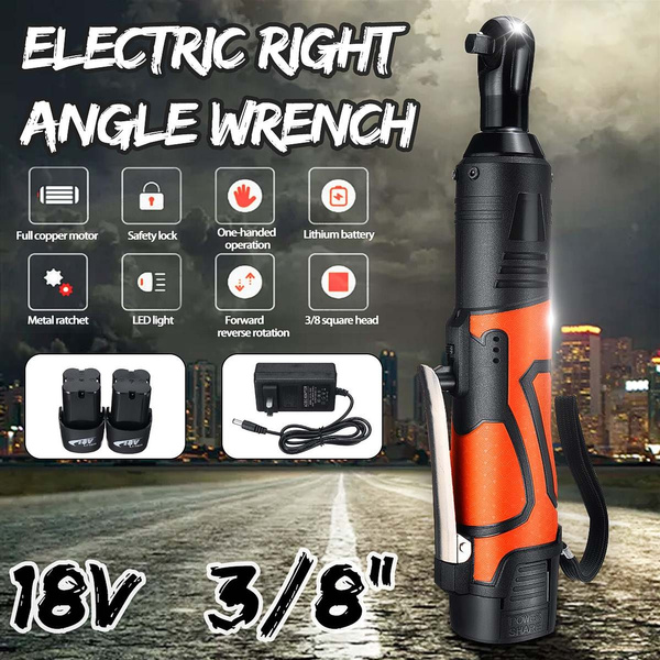 18V Electric Wrench Kit 3/8 Cordless Ratchet Wrench Rechargeable ... 18V Electric Wrench Kit 3/8 Cordless Ratchet Wrench Rechargeable ...