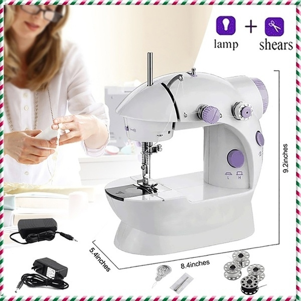 New Multifunctional Electric's Mini Sewing Machine 2 Speed Portable ...