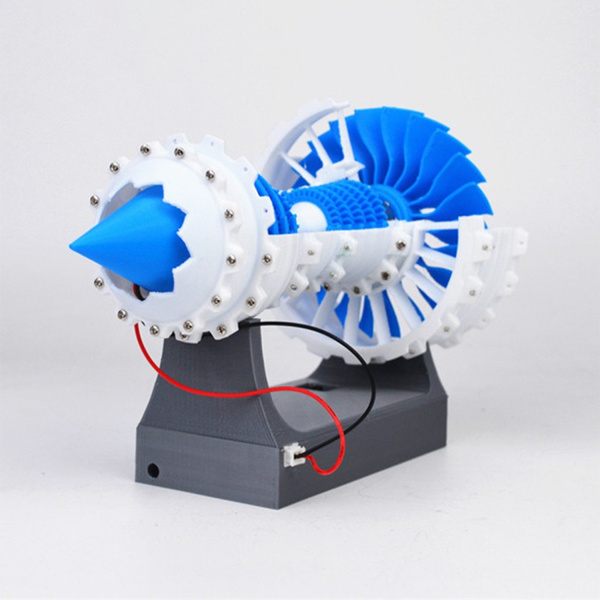 3D Printed Aero Engine Model Turbofan Engine Model DIY Stem Engine Toy ...
