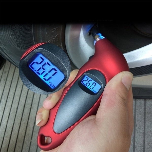 LCD Digital Tire Tyre Air Pressure Gauge Tester Tool Tyre Tools For Car ...