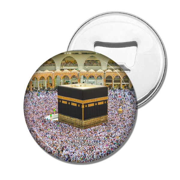 Refrigerator Magnets Grand Mosque Makkah Saudi Arabia Bottle Opener ...