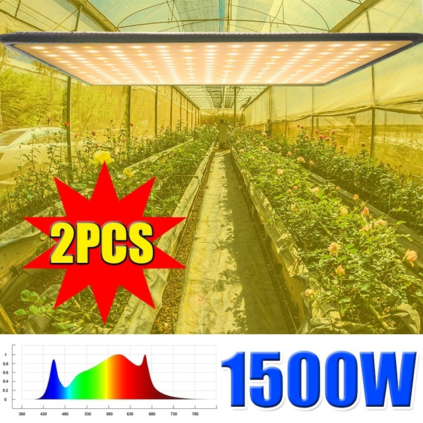 1500W Grow Lights for Indoor Plants Ultra-thin Power Saving Full ...