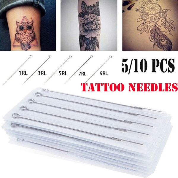 5/10pcs/set Professional Tattoo Needle Round Liner Needles Tattoo Kits ...