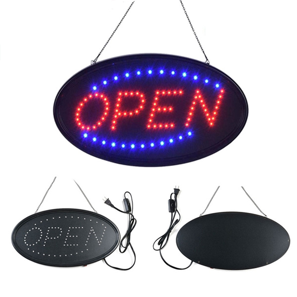 LED Open Sign High Visibility Advertising Board Flashing Electric ...