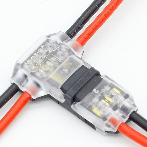 10PCS/20PCS 2 Pin 2 Way Low Voltage Universal Compact Wire T Tap ... 10PCS/20PCS 2 Pin 2 Way Low Voltage Universal Compact Wire T Tap ...
