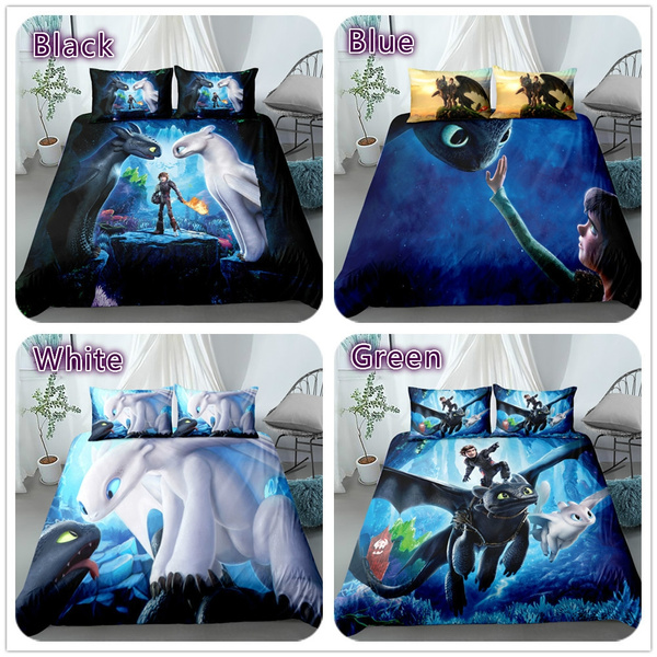 2019 3D Printing How To Train Your Dragon Bedding Set Quilt Cover and ...