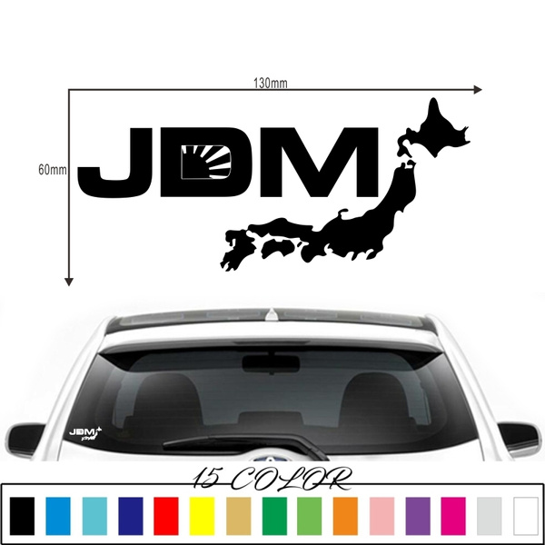 JDM Japanese Rising Sun Funny Car,Window,Bumper JDM DUB EURO Vinyl ...