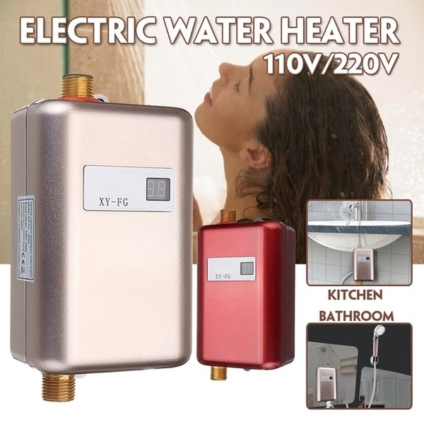 New 110/220V Household Fast Heating Machine Electric Tankless Hot Water ...