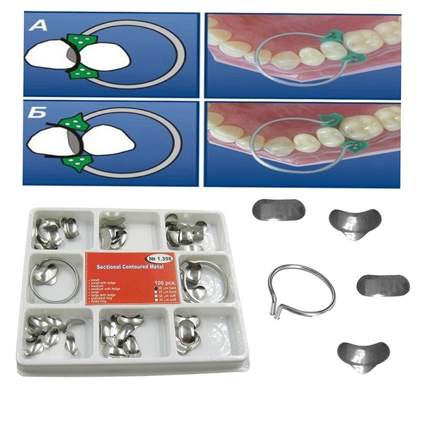 100PCS Dental Matrix Sectional Contoured Metal Matrices | Wish