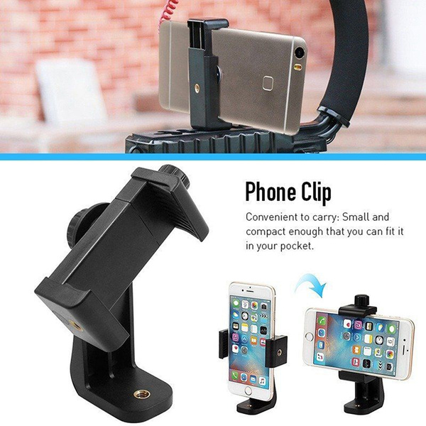 Universal Smartphone Tripod Adapter Cell Phone Holder Mount For iPhone ...