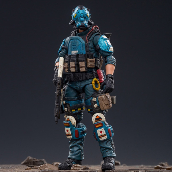 10.5cm Removable Blue Falcon Action Figure Soldier Model Collection ...