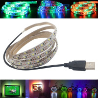 0.5M 1M 2M USB Cable Power LED Strip Light Lamp SMD 3528 Christmas Desk ...