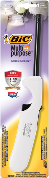 BIC Multi-purpose Candle Edition Lighter, White, 1-Pack | Wish