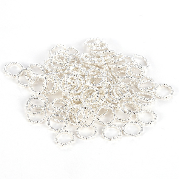 8-20mm Jump Rings Twisted Open Split Ring Connector For Jewelry Making ...