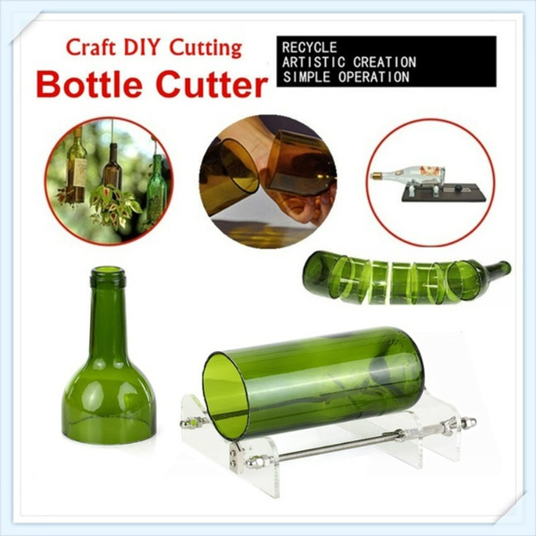Glass Bottle Cutter Acrylic Adjustable DIY Bottle Cutting Machine For ...