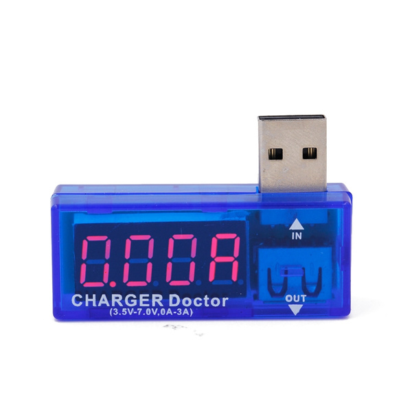Digital USB Mobile Power Charging Current Voltage Tester Meter Mini USB ...