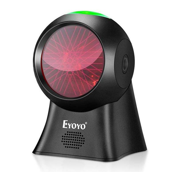 Eyoyo 1d Desktop Barcode Scanner Omnidirectional Hands Free Usb Wired