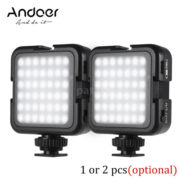 Andoer 42LED Ultra Bright LED Video Lights 1/2PCS Light Beads with Cold ...