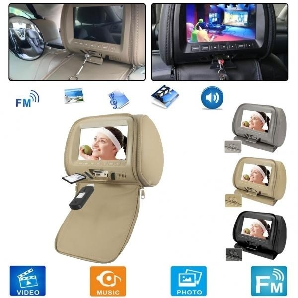 Universal 7 Inch HD Car Headrest Monitor Rear Seat Entertainment ...