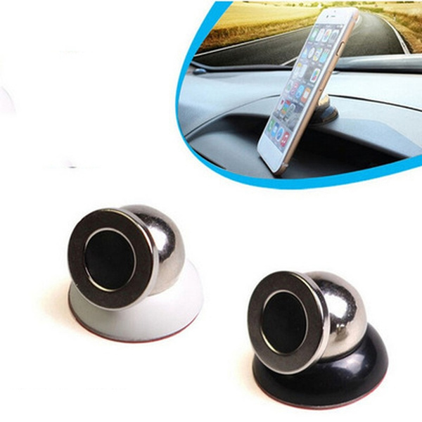Magnetic Car Phone Holder Mount Stand Rotatable Ball Car Holders for ...