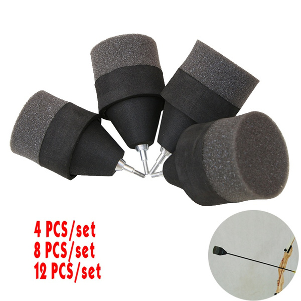 4/8/12 Pcs Sponge Foam Tipped Arrow Head for Archery Battle Larp ...